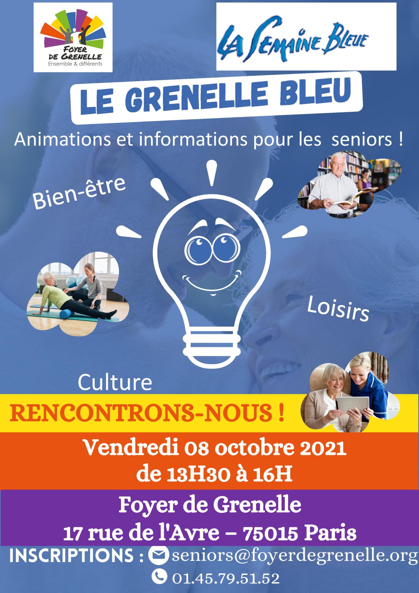 Le Grenelle Bleu : Forum-seniors - Foyer de Grenelle